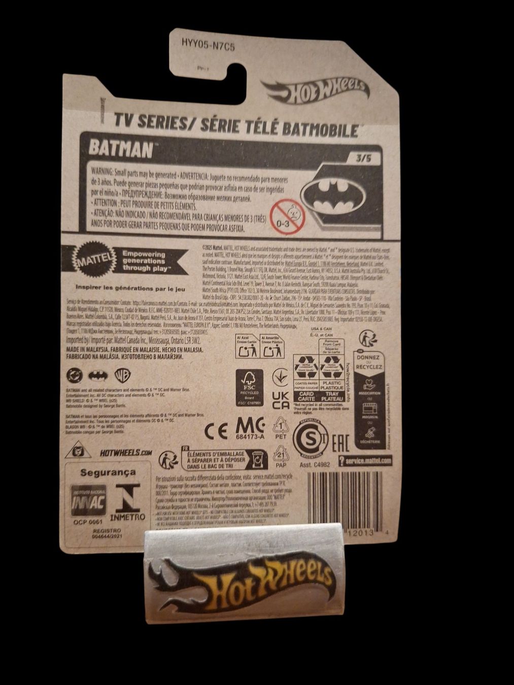 Hot Wheels Batman 2025 TV Series Batmobile 3/5 L D (Neu (gemäss ...