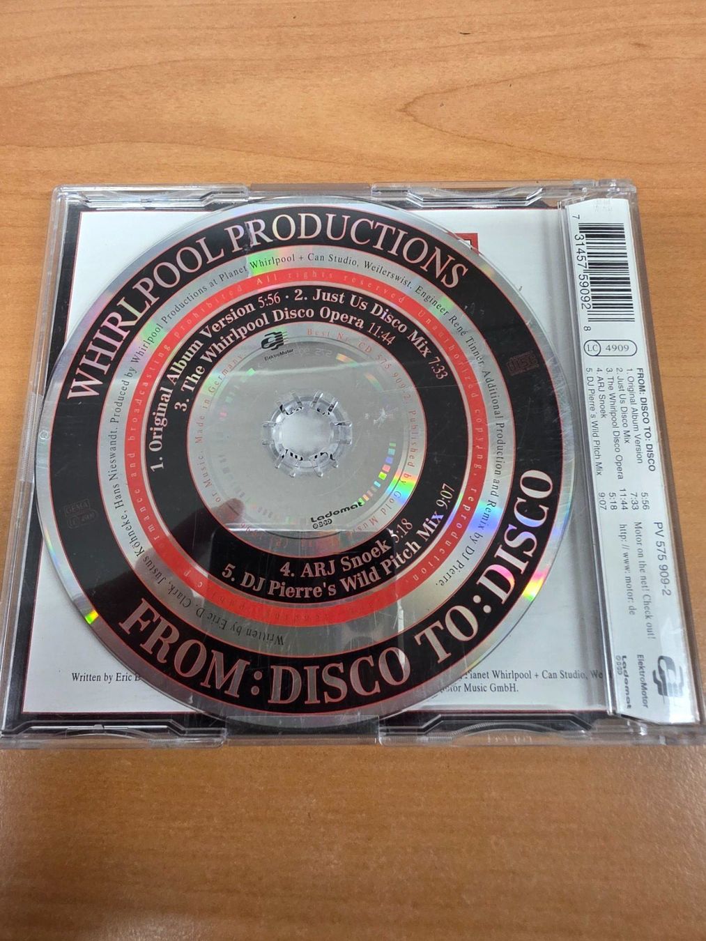 CD Single - Whirlpool Productions – From: Disco To: Disco (Gebraucht ...