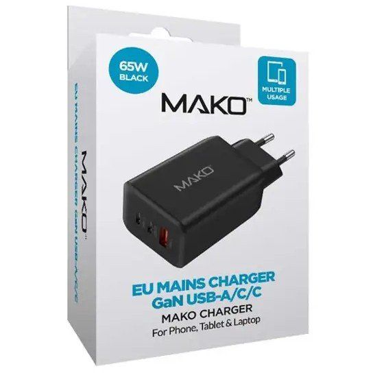 ⚡ Mako 65W Power-Ladegerät – Kompakt & Leistungsstark 🌟💫 (Neu und ...