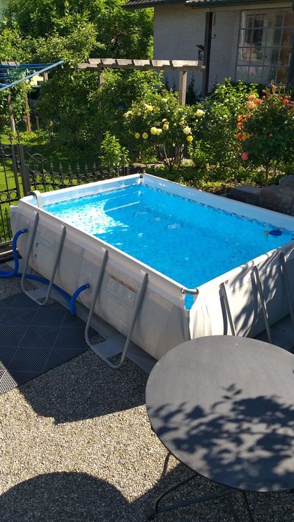 Pool mit Sandfilter und Solarmatte (Gebraucht) in Biberist für CHF 99 ...