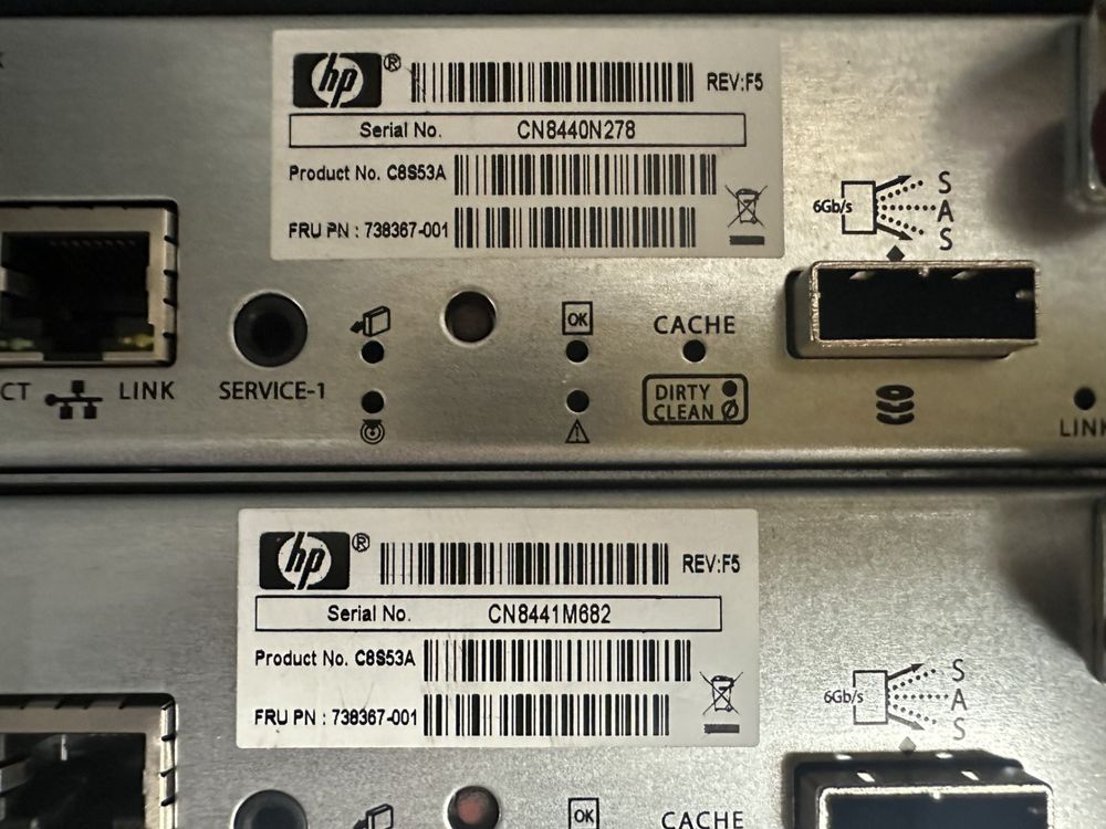 HPE MSA Storage: 2040 SAS DC SFF (C8S55A), 2x C8S53A (Gebraucht) in Münsingen für CHF 500 – mit ...
