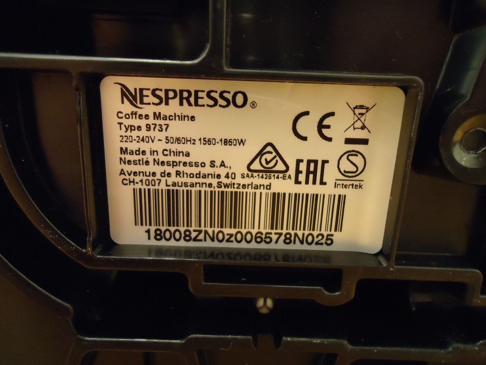 Nespresso Zenius 9737 (Gebraucht) in Emmenbrücke für CHF 200 – mit ...