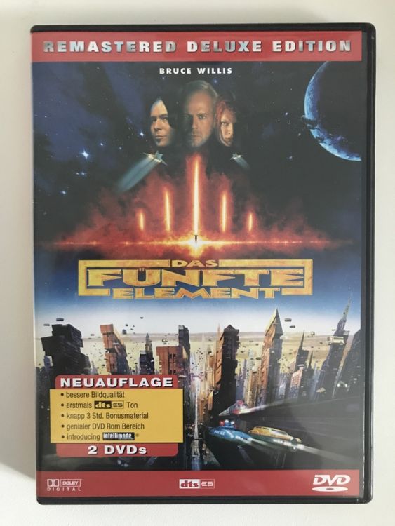 Das fünfte Element DVD Remastered Deluxe Edition Bruce Willi (Neu ...