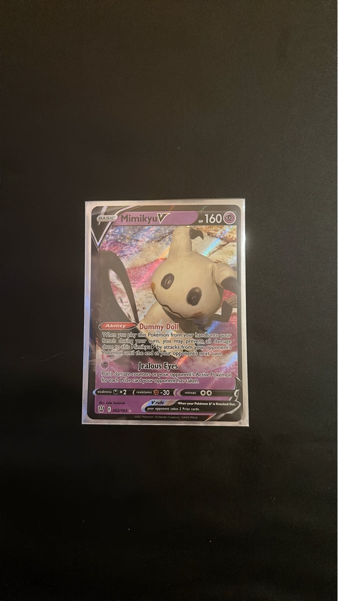 Carte Pokémon Mimikyu V - Edition spéciale de collection (Neuf (Voir ...