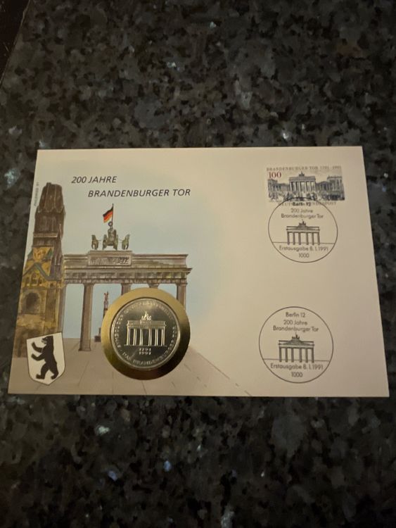 Numisbrief 200 Jahre Brandenburger Tor (Neu (gemäss Beschreibung)) in Schlossrued für CHF 6 ...