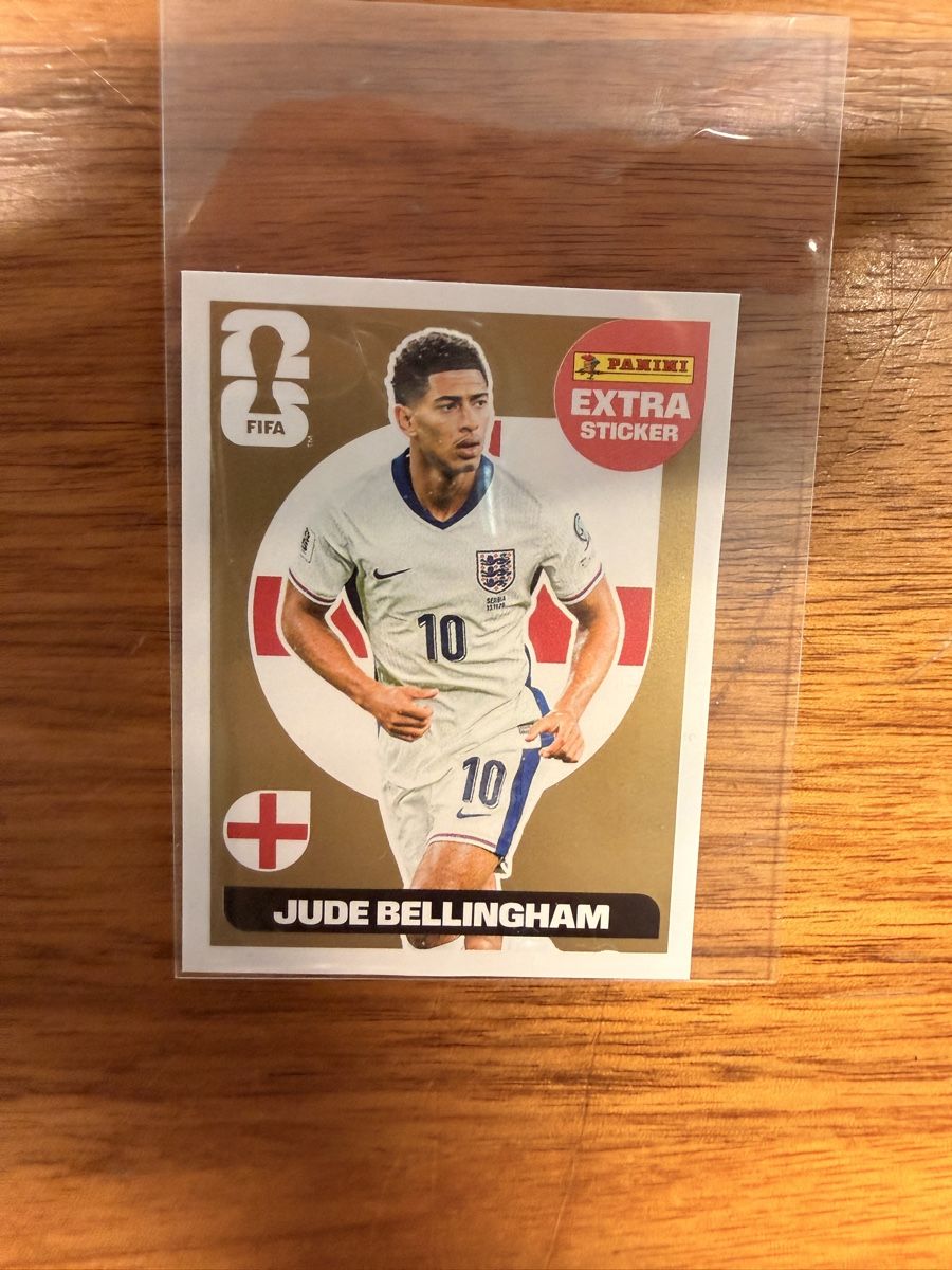 Panini WM Extra Sticker Jude Bellingham Neuwertig (Neu (gemäss ...