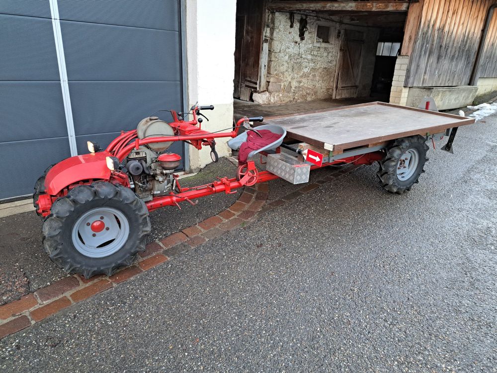 Aebi AM 70 Einachser mit Triebachsanhänger | Kaufen auf Ricardo