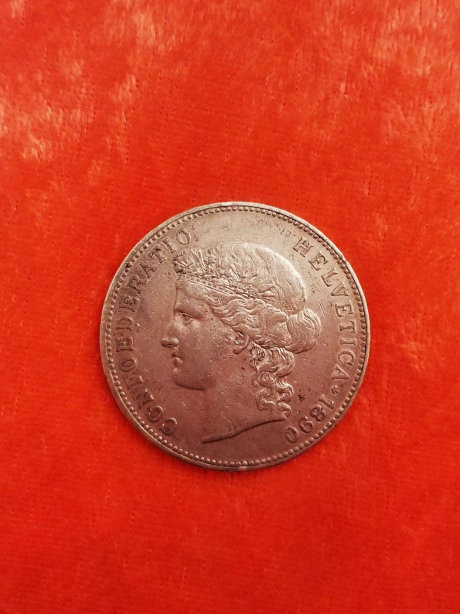 CH 5 Franken 1890 /5 Francs 1890 (Gebraucht) in Gordola für CHF 105 ...