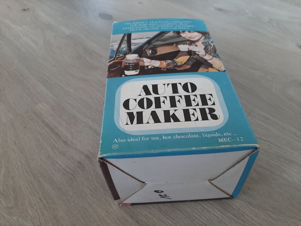 Vintage Oldtimer Auto Coffee Maker 60er 70er 12 V Kaffee OVP | Kaufen auf Ricardo