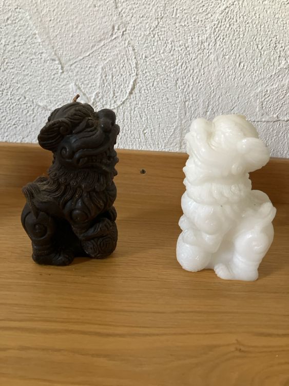 Deko-Löwen Kerzen Set: Yin und Yang (Gebraucht) in Aathal-Seegräben für ...
