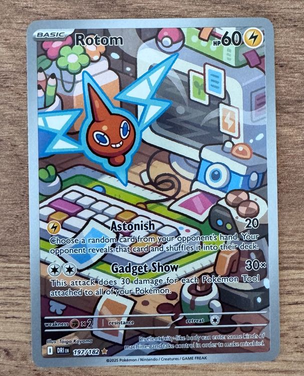Rotom ILLUSTRATION RARE Pokemon DRI 197 /182 | Kaufen auf Ricardo