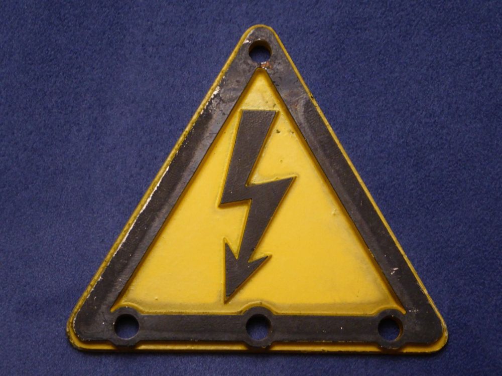 SBB Starkstromtafel original Alu Schild | Kaufen auf Ricardo