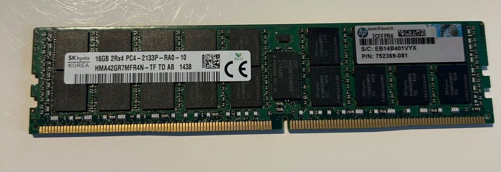 Server RAM 16GB DDR4 RAM PC4-2133 (Gebraucht) in Ebikon für CHF 6 – mit ...