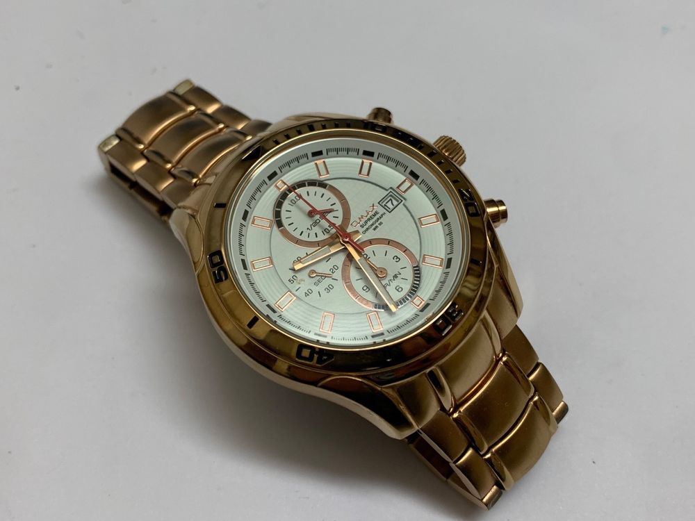 QMAX Supreme 46mm Herrenuhr Quarz läuft (Gebraucht) in Luzern für CHF 6 ...