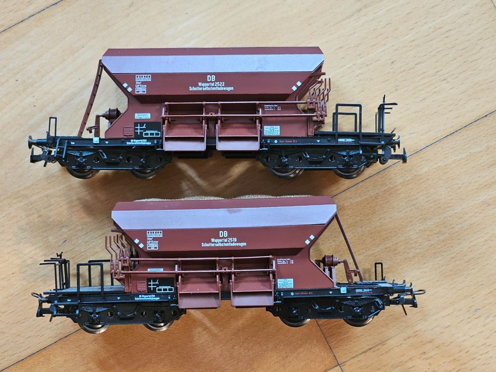 Roco H0 44128, 2er-Set. Schotter-Selbstentladewagen der DB (Gebraucht ...