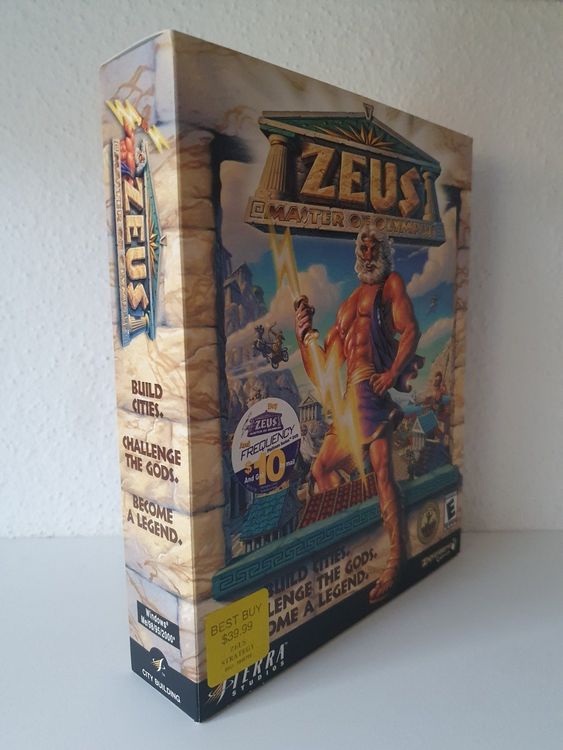 PC Game Zeus Master of Olympus (2000) US Big Box NEU sealed (Neu und ...