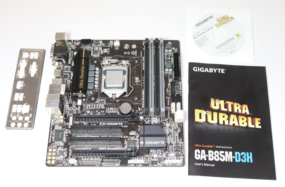 Gigabyte B85M-D3H + Intel Core i5 4690 3.5GHz (Gebraucht) in Frick für CHF 29 – mit Lieferung ...