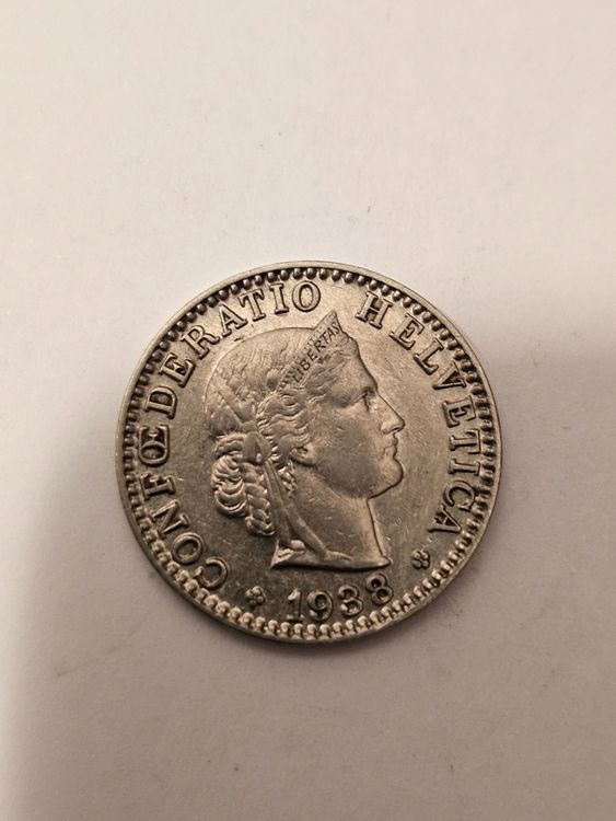 20 Rappen / Räppler 1938 (Gebraucht) in Oberdorf BL für CHF 1 – mit Lieferung auf Ricardo kaufen