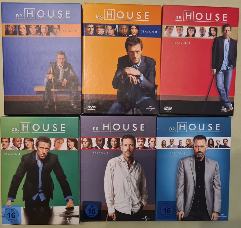 House MD Dr House Staffeln 1-6 DVDs | Kaufen auf Ricardo