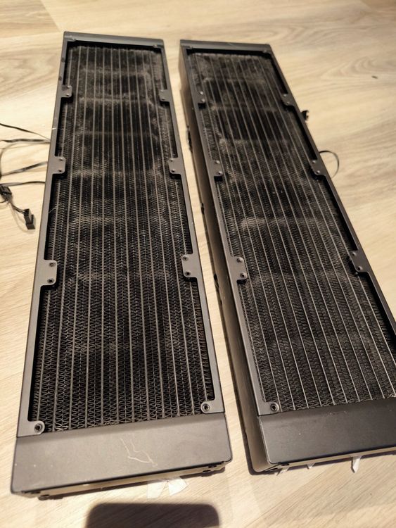 2x EKWB EK-CoolStream PE 480 Radiatoren mit Arctic Lüftern | Kaufen auf ...