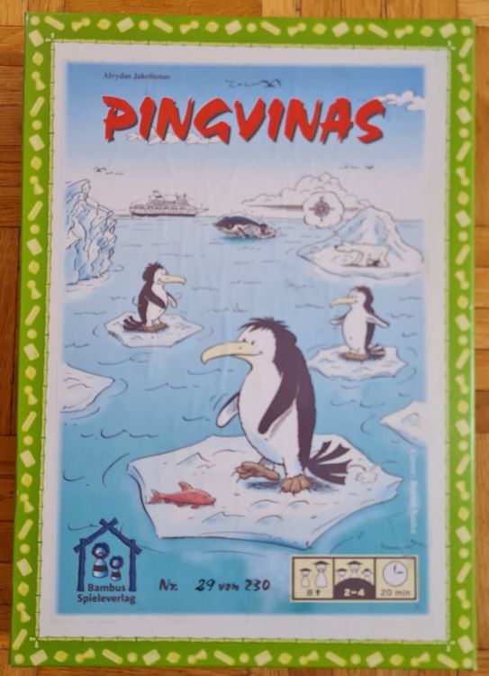 Familienspiel "Pingvinas" Originalversion aus Holz (Neu (gemäss ...