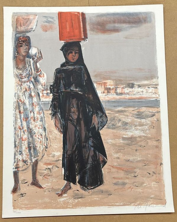 die Kopfträgerinnen, handsigniert Nanette Genoud (ID b4902) | Kaufen auf Ricardo