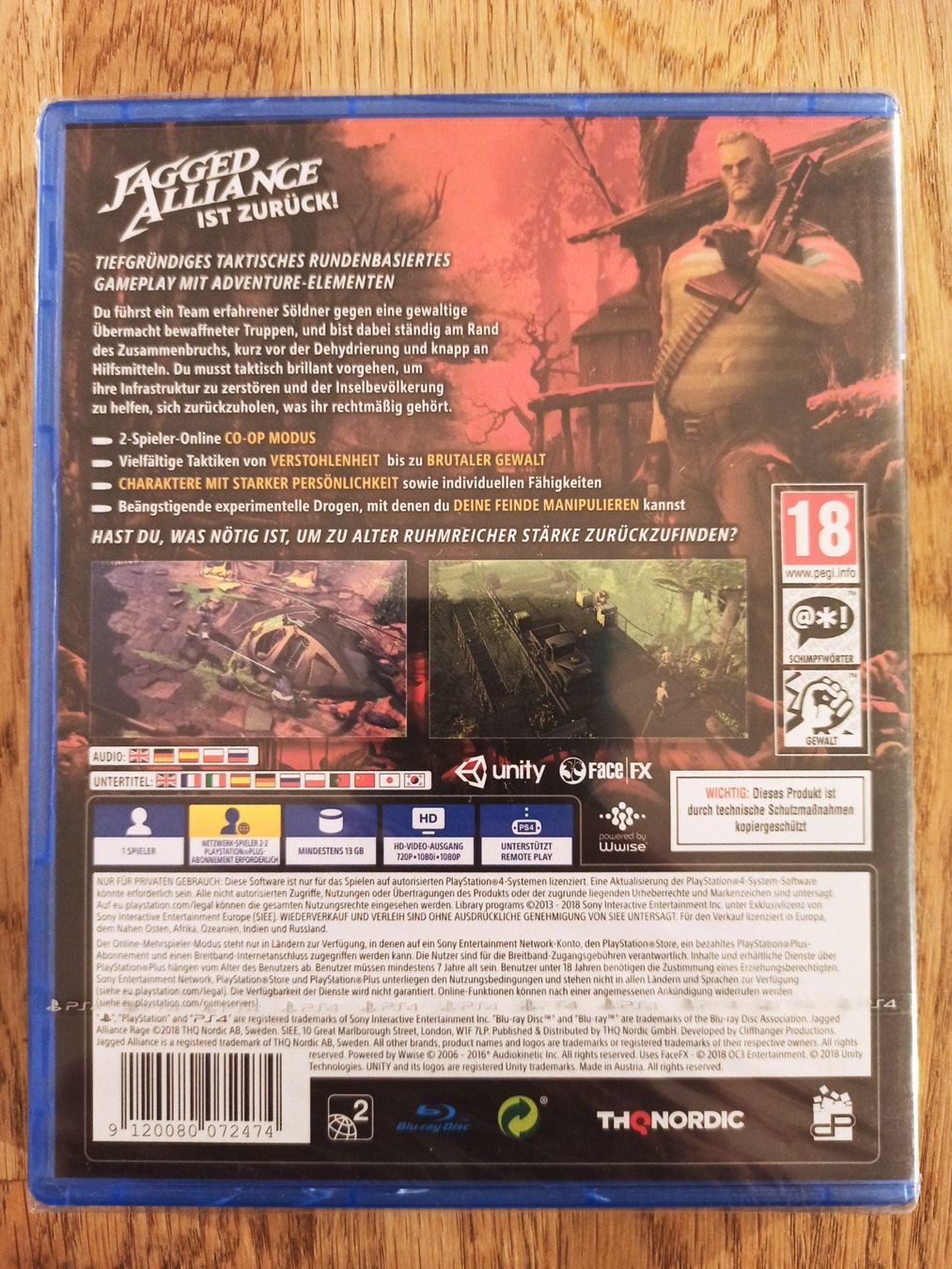 Jagged Alliance Rage! PS4 / PS5 Sealed 📀🎮📀 (Neu (gemäss Beschreibung ...