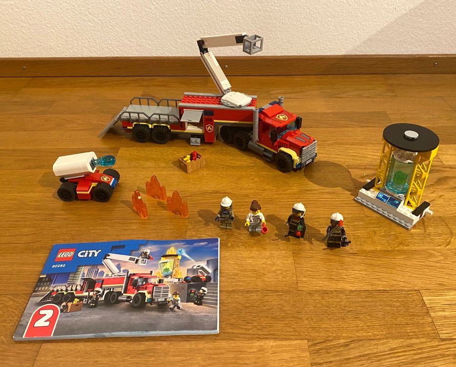LEGO City 60282 Feuerwehr Grosseinsatz Fire Command Unit (Gebraucht) in ...