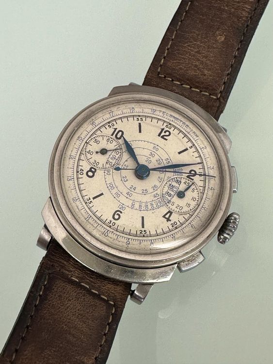 Vintage Angelus Steel chronograph cal.210 (Gebraucht) in Oberengstringen für CHF 1350 – mit ...