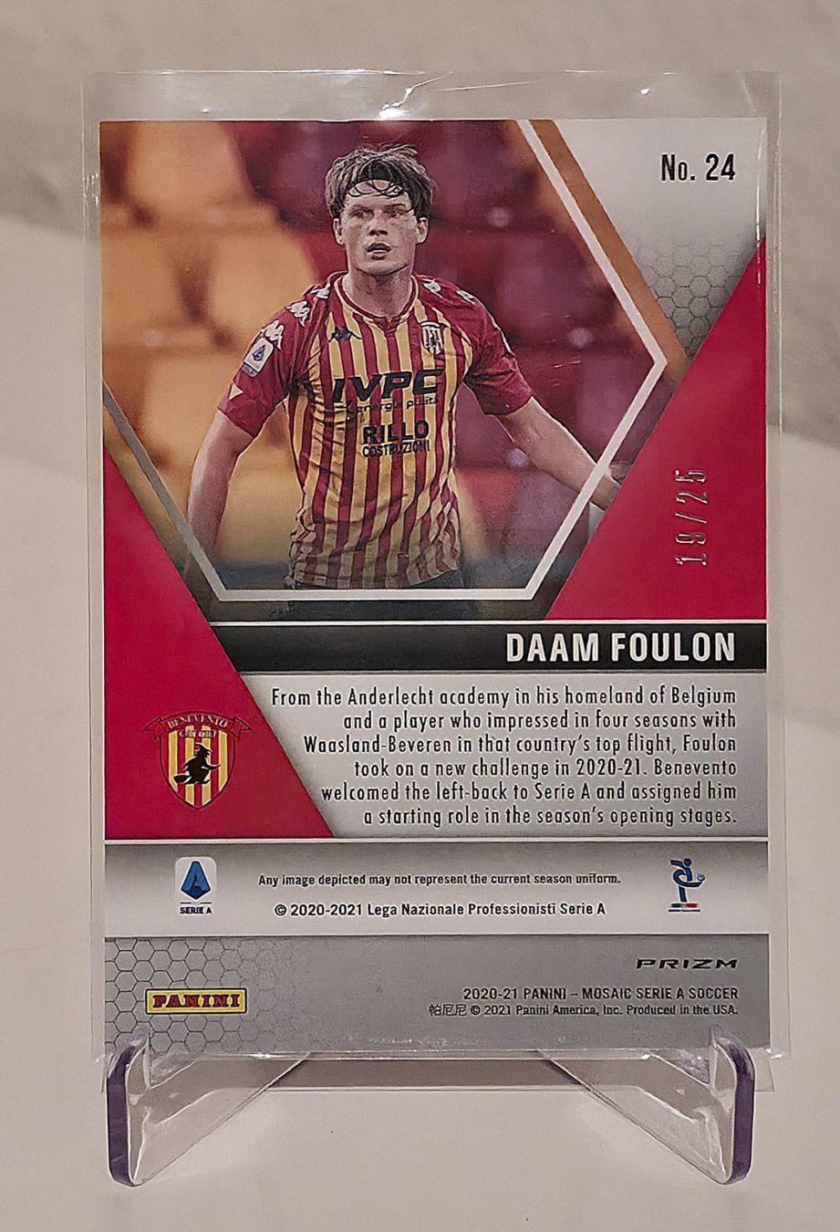 Panini Mosaic - Daam Foulon/25 + other cards - Benevento (Neu (gemäss ...