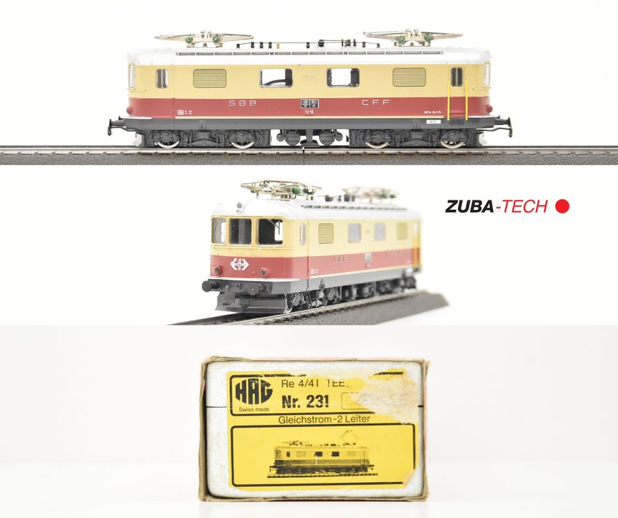 HAG 231 E-Lok Re 4/4 I SBB TEE H0 GS Analog mit OVP | Kaufen auf Ricardo