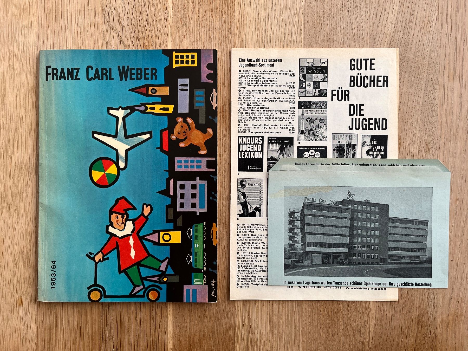 1963 / 1964 Franz Carl Weber Spielwaren Katalog Steiff Lego (Gebraucht ...