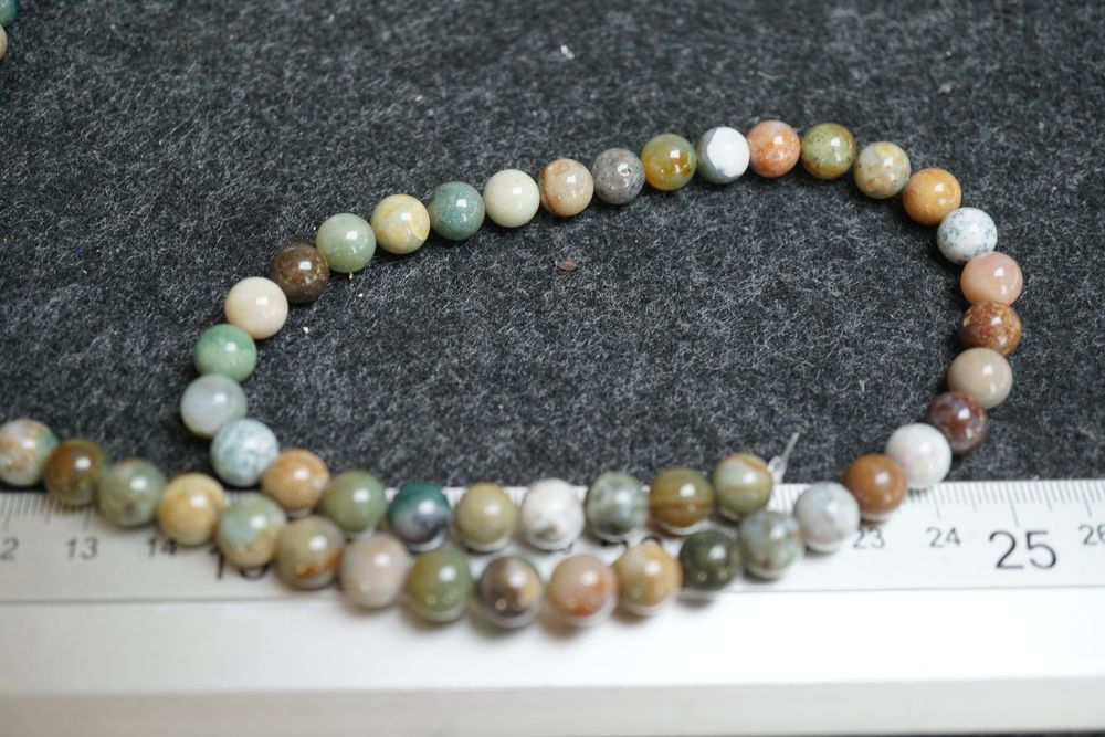 Ozean Jasper Mix 8mm Strang TOPSTONE ab 1.- (Neu und originalverpackt) in Eschenbach SG für CHF ...