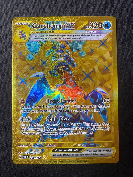 Garchomp ex Gold 260 - Knakrack ex - Paradox Rift - EN (Neu (gemäss ...