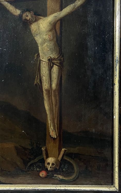 Antikes Kreuzigung Gemälde mit Top Malerei (Gebraucht) in Root für CHF 65 – mit Lieferung auf ...