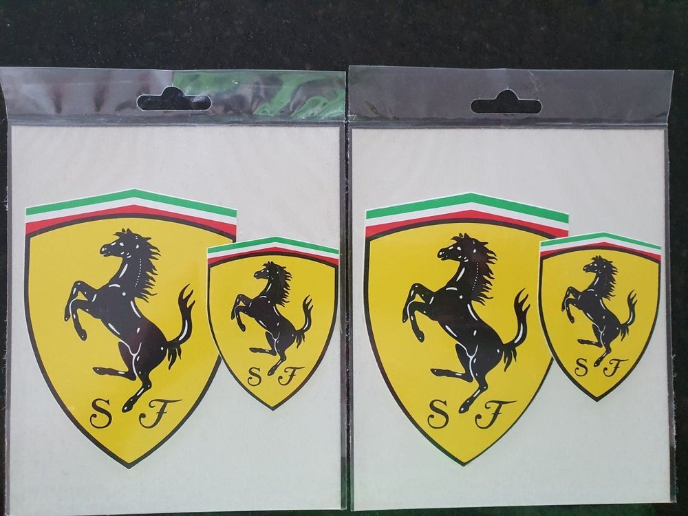 Ferrari Sticker 2 x 2er Set (Neuf (Voir description)) à Oberrohrdorf ...