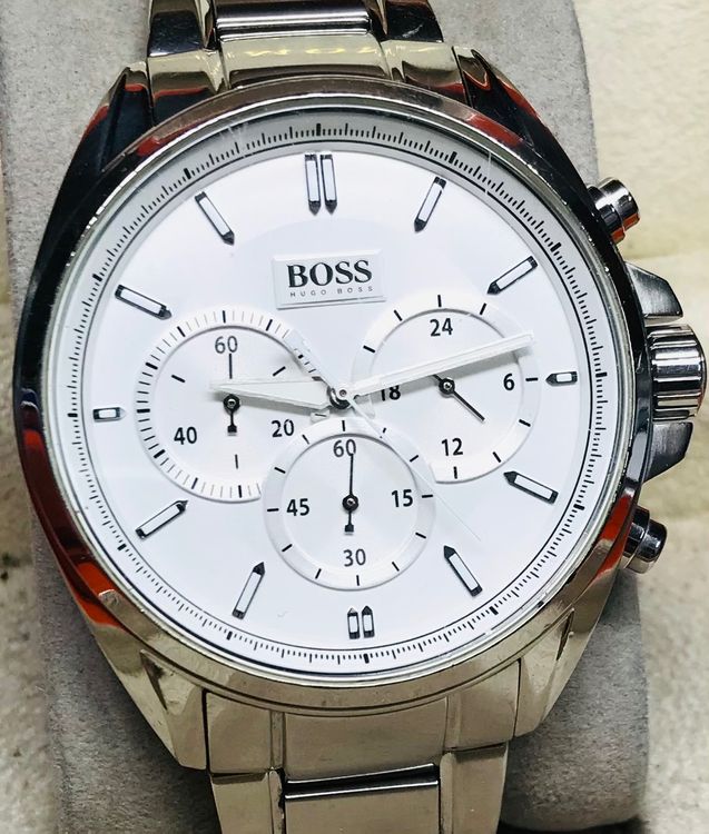 HUGO BOSS Chronograph Herrenuhr 44 mm ( Neupreis: 375 CHF ) (Gebraucht ...