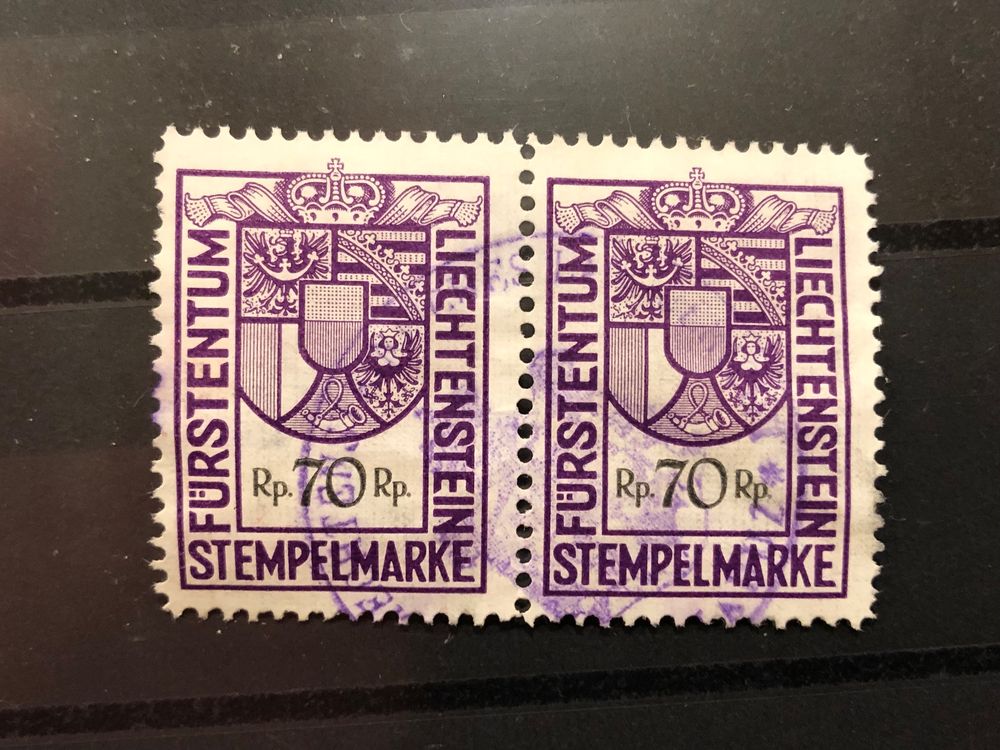 PAAR Stempelmarke LIECHTENSTEIN, ab 1.— | Kaufen auf Ricardo