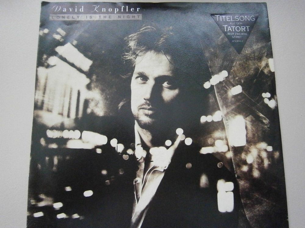 Vinyl-Single David Knopfler (Dire Straits) - Lonely Is The N (Gebraucht ...