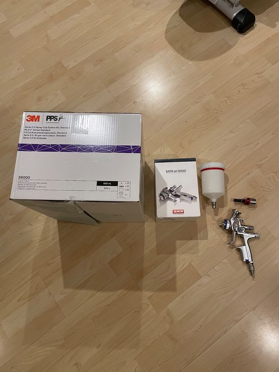 Sata Jet 5000 B RP Lackierpistole mit Zusatzmaterial (Gebraucht) in ...