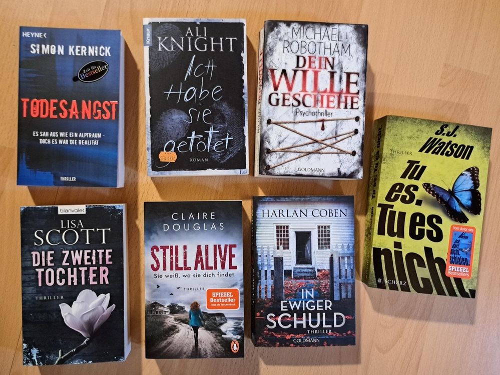 Wunderschöne Spannende Bücher Thriller Fotos
