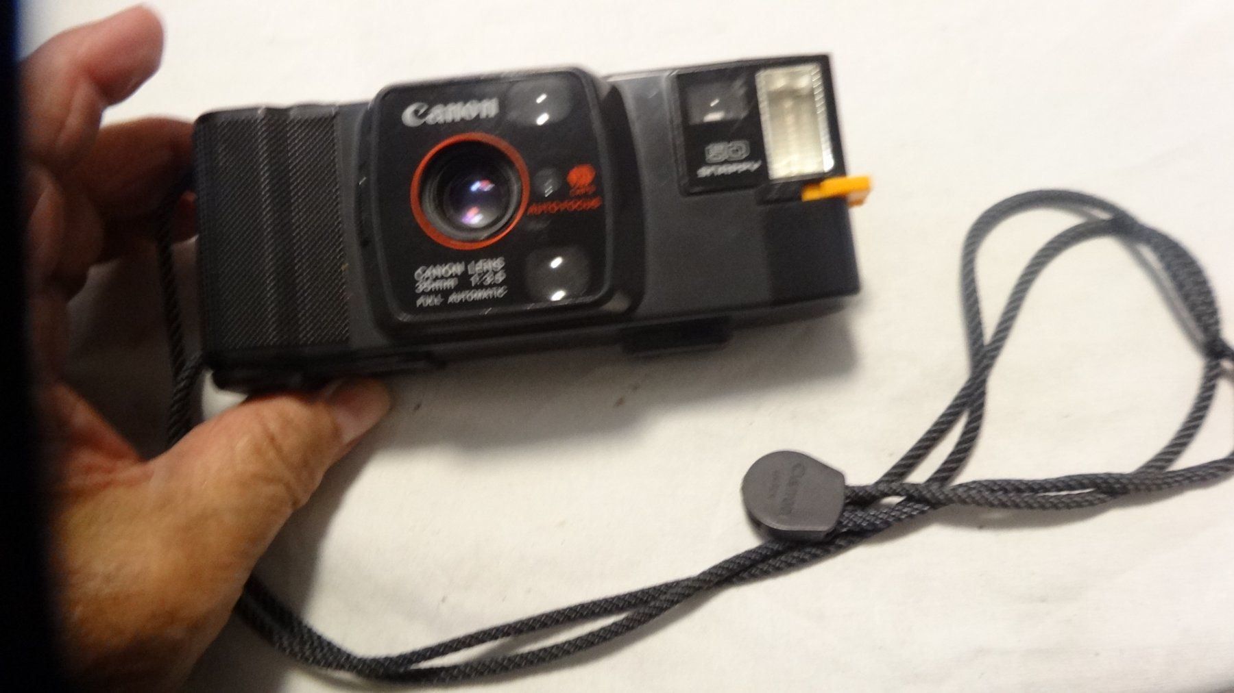 CANON SNAPY ANTIK FILM KAMER- 35MM LENS TIP TOP KAMERA LÄÜFT (D ...