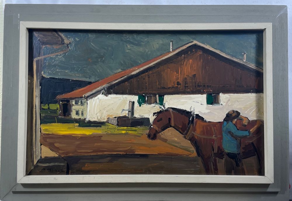 Pierre Michel (1924-2009) grosses Gemälde (Gebraucht) in Root für CHF ...