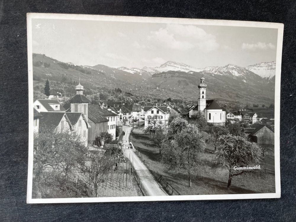 AK Gommiswald SG, Ansicht mit Kirche | Kaufen auf Ricardo