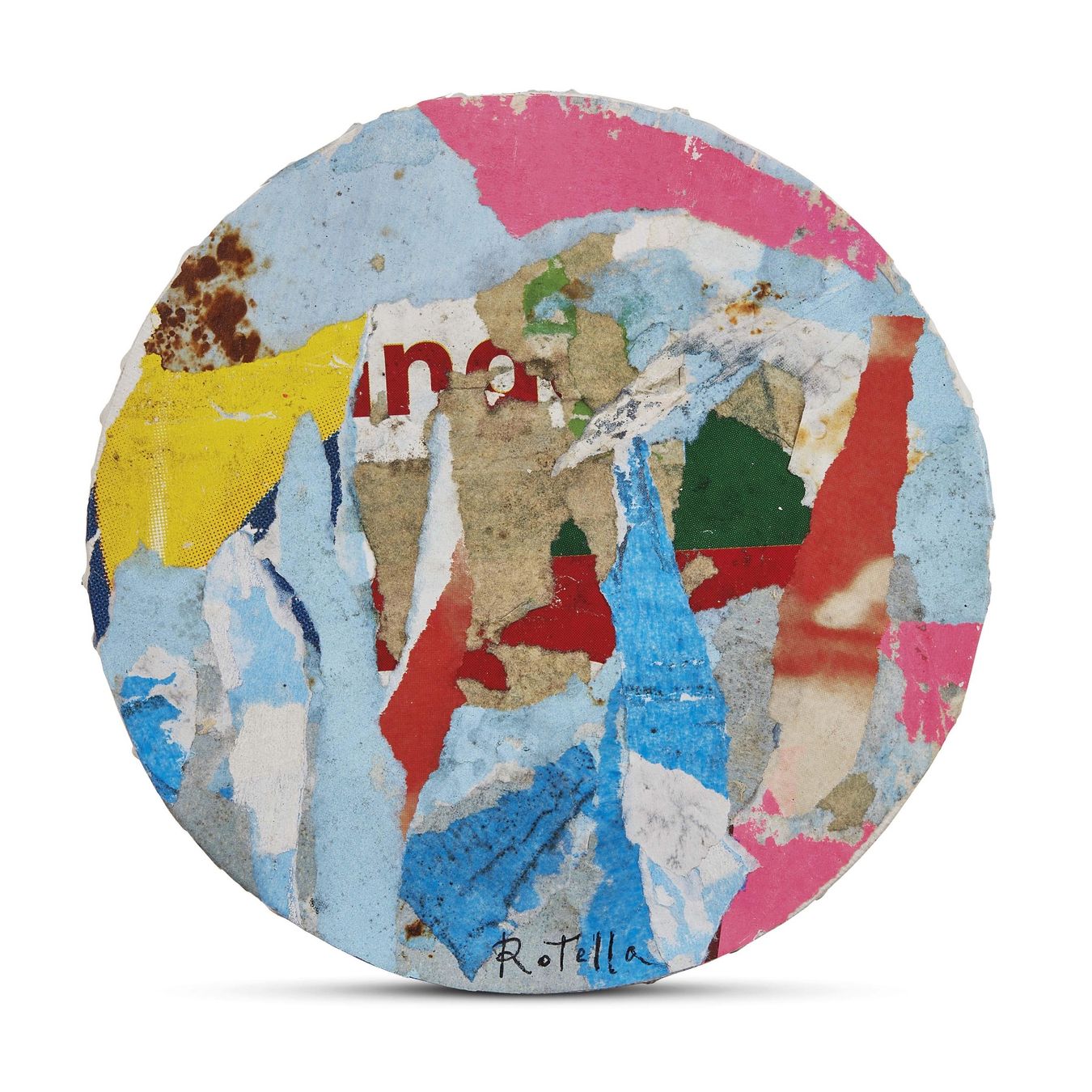 Mimmo Rotella Decollage auf Leinwand Original mit Zertifikat (Gebraucht ...