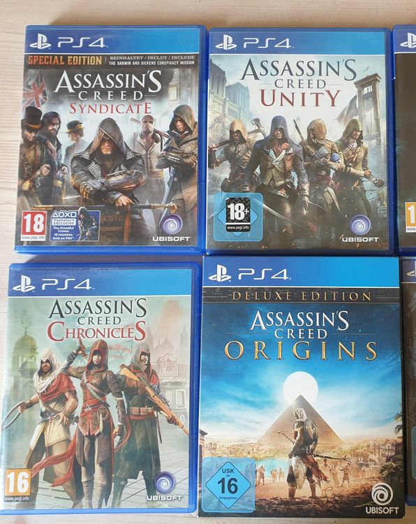 Assassins's creed PS4 Games (Gebraucht) in Dägerlen für CHF 40 – mit ...