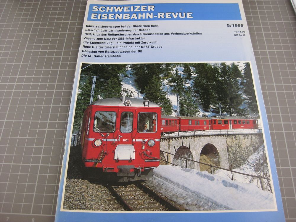 Schweizer Eisenbahn Revue 5/1999 (Gebraucht) in Malters für CHF 8 – mit Lieferung auf Ricardo kaufen