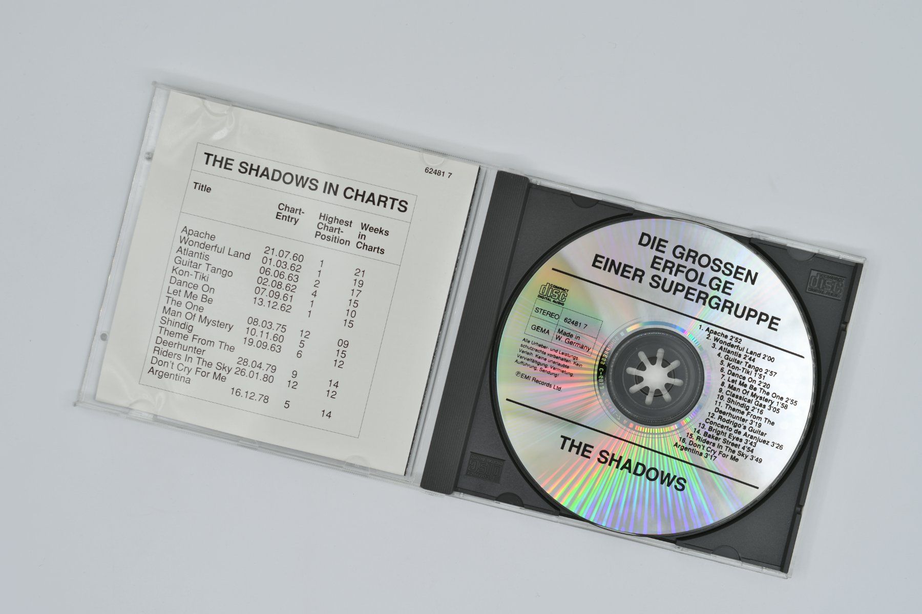 The Shadows - CD - Die grossen Erfolge - Top Zustand! (Gebraucht) in ...