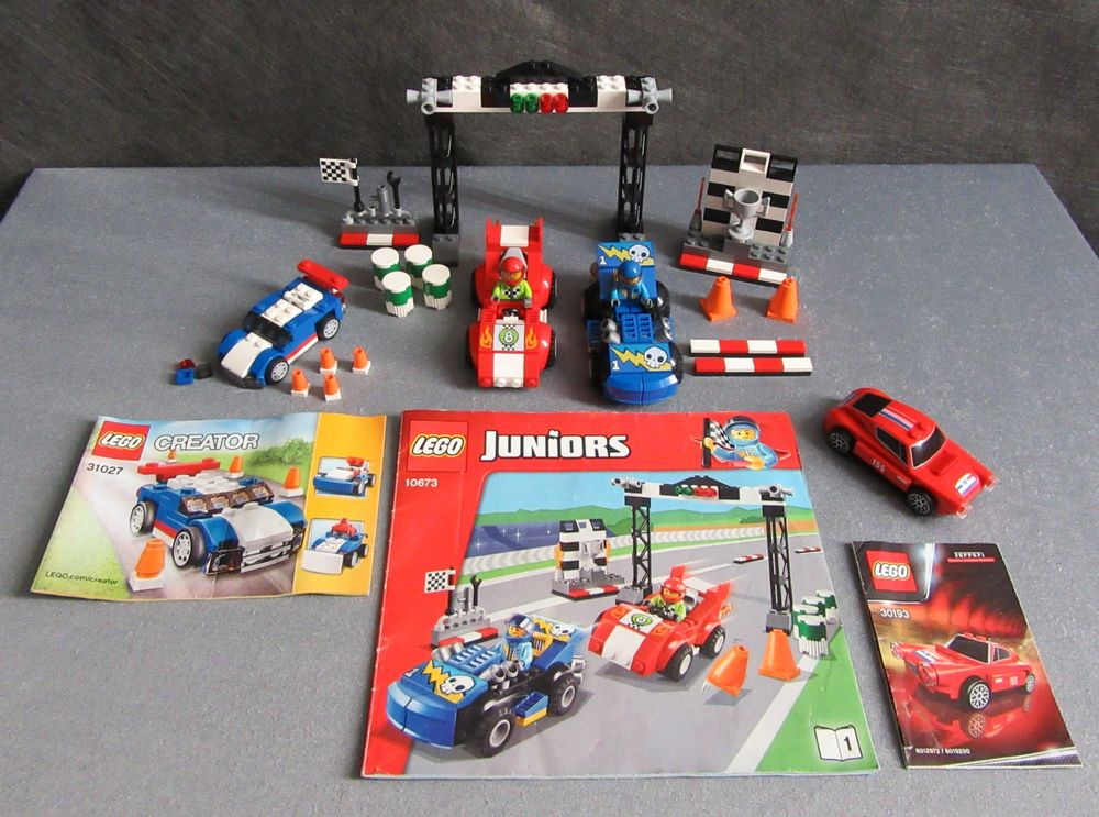 3 Lego Sets - 10673 Ralley, 30193 Berlinetta, 31027 Rennauto (Gebraucht ...