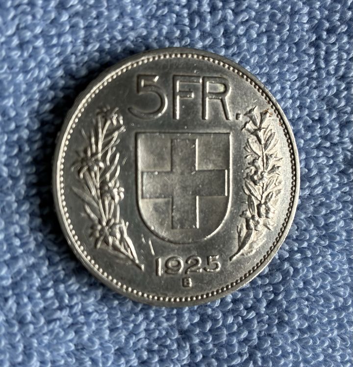 5 Franken 1925 (Gebraucht) in Gutenswil für CHF 92 – mit Lieferung auf Ricardo kaufen